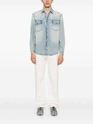 BOSS Press-stud Denim Shirt