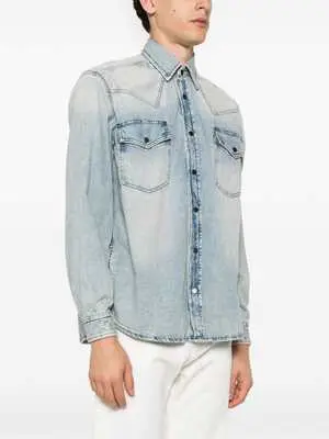 BOSS Press-stud Denim Shirt