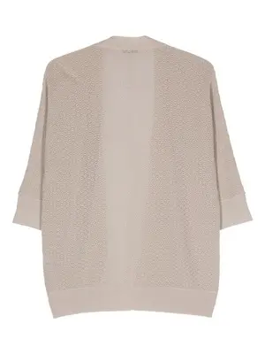 LE TRICOT PERUGIA Cotton Tricot Cardigan - Neutrals