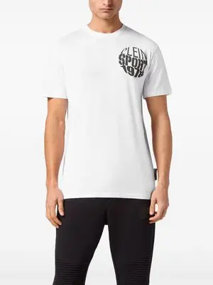 PLEIN SPORT Logo-print Crew-neck T-shirt
