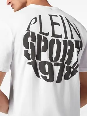 PLEIN SPORT Logo-print Crew-neck T-shirt