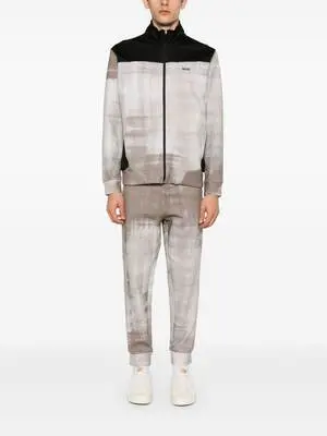 BOSS Abstract-pattern Track Jacket