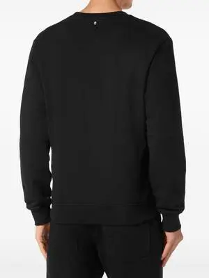 BILLIONAIRE Logo Appliqué Cotton Sweatshirt