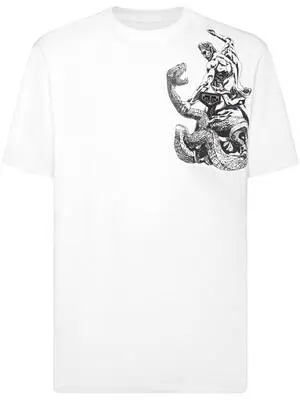 Philipp Plein Tattoo-print Cotton T-shirt