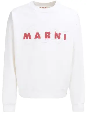 Marni Logo-print Cotton Sweatshirt