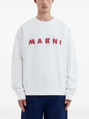 Marni Logo-print Cotton Sweatshirt