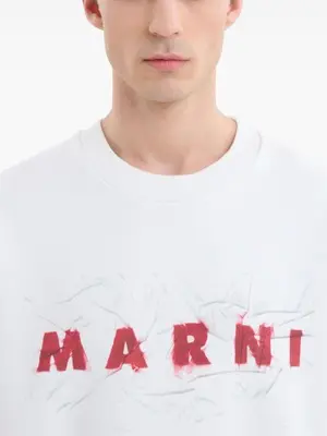 Marni Logo-print Cotton Sweatshirt