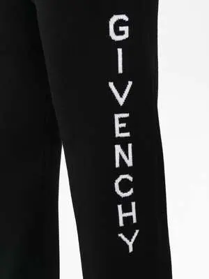 Givenchy Intarsia-knit Logo Track Pants