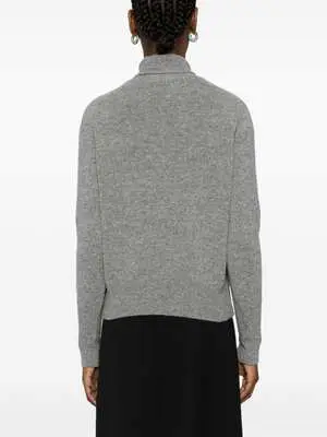 Victoria Beckham Roll-neck Wool Jumper - Grey