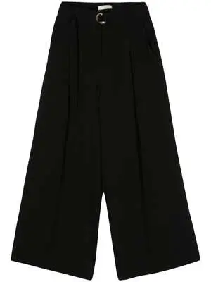 Ulla Johnson Belted Crepe Palazzo Pants