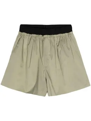 B+AB Plissé Effect Shorts