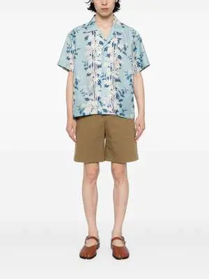 BODE Bamboo Forest Leaf-print Shirt