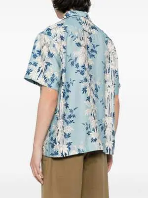 BODE Bamboo Forest Leaf-print Shirt