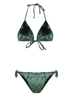 PARAMIDONNA Kelly Velvet Bikini Set - Green