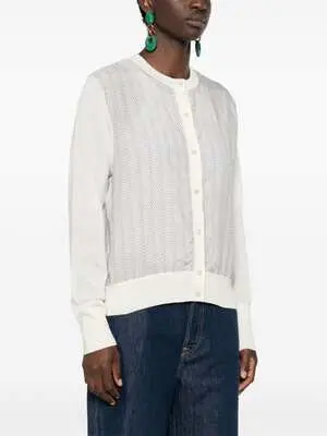 BOSS Knitted-edge Panelled Jacket