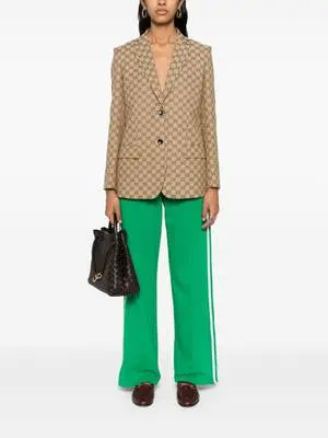 Gucci Gg Canvas Single-breasted Blazer - Neutrals