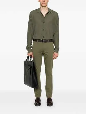 BOSS Mid-rise Tapered Chinos - Green