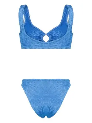 PARAMIDONNA Irina Seersucker Bikini - Blue