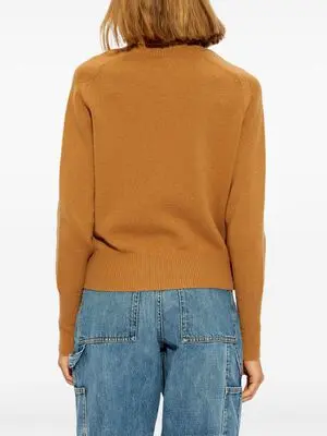 Victoria Beckham Roll-neck Wool Jumper - Brown