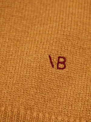 Victoria Beckham Roll-neck Wool Jumper - Brown