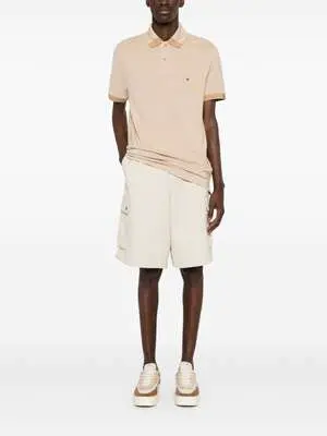 Tommy Hilfiger Logo-embroidered Organic Cotton Blend Polo Shirt
