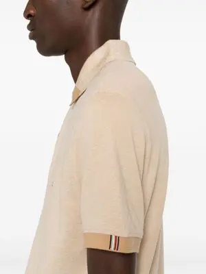 Tommy Hilfiger Logo-embroidered Organic Cotton Blend Polo Shirt