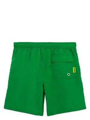 BARROW Logo Print Swim Shorts