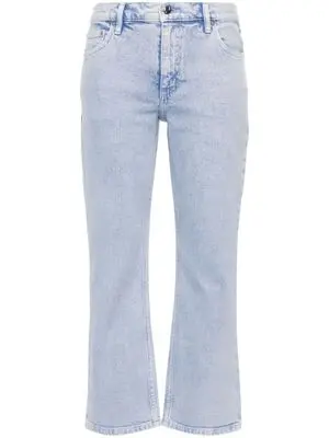 Tory Burch Mid-rise Cropped Jeans