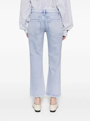 Tory Burch Mid-rise Cropped Jeans