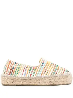 Manebí Striped Flatform Espadrilles