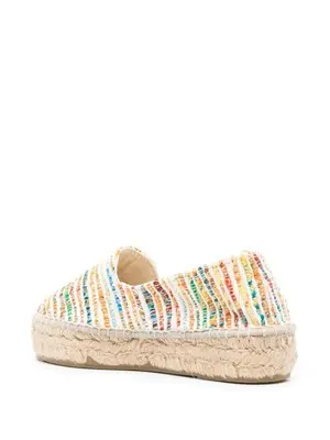 Manebí Striped Flatform Espadrilles