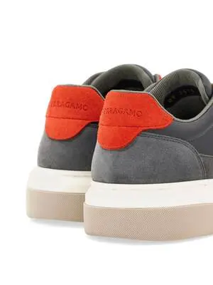 FERRAGAMO Gancini Leather Sneakers