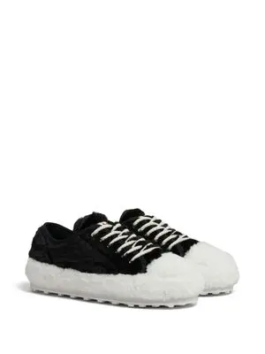 Marni Teddy Lace-up Sneakers - Black