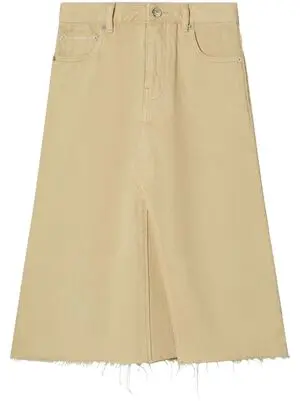 Deconstructed Denim Skirts