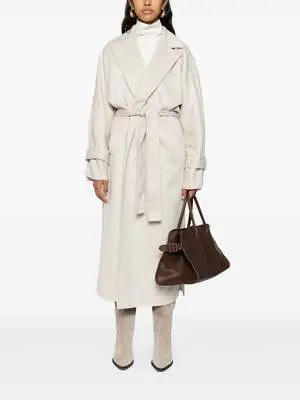 Brunello Cucinelli Cashmere Belted Midi Coat