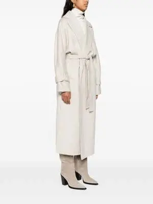 Brunello Cucinelli Cashmere Belted Midi Coat