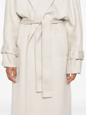 Brunello Cucinelli Cashmere Belted Midi Coat