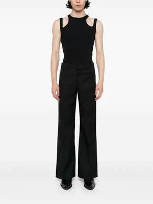 COURREGES Wide-leg Twill Trousers