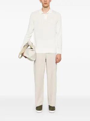 BOSS Logo-embroidered Virgin Wool Blend Jumper