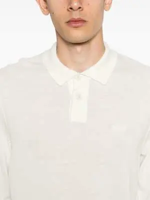 BOSS Logo-embroidered Virgin Wool Blend Jumper
