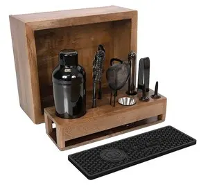 Legacy Old Fashioned Mango Wood Bar Set