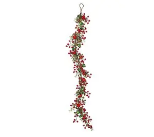VALERIE PARR HILL 48' Waterproof Berry Smilax Garland Valerie - One-color