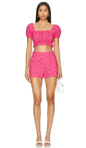 LOVERS AND FRIENDS Leah Top - Hot Pink