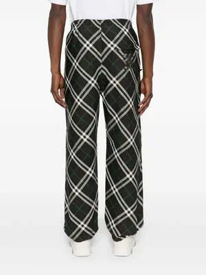 Burberry Vintage Check Trousers - Brown
