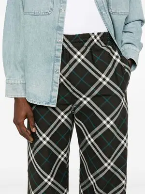 Burberry Vintage Check Trousers - Brown