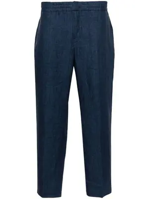 Zegna Linen Straight-leg Trousers