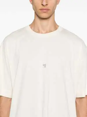 Givenchy 4g-detail Cotton T-shirt - Neutrals