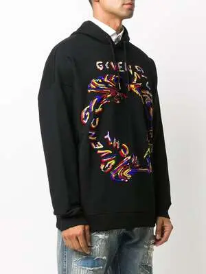 Givenchy Beaded-logo Hoodie