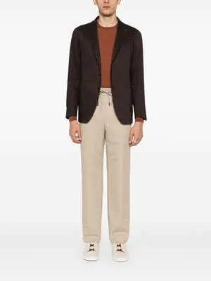 Tagliatore Crew-neck Jumper - Brown