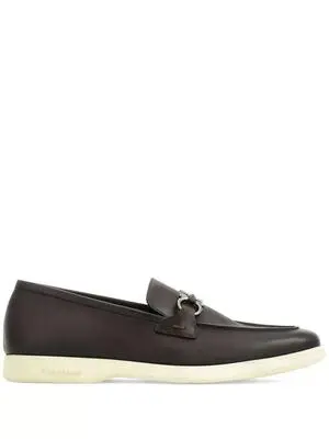 FERRAGAMO Gancini Leather Loafers